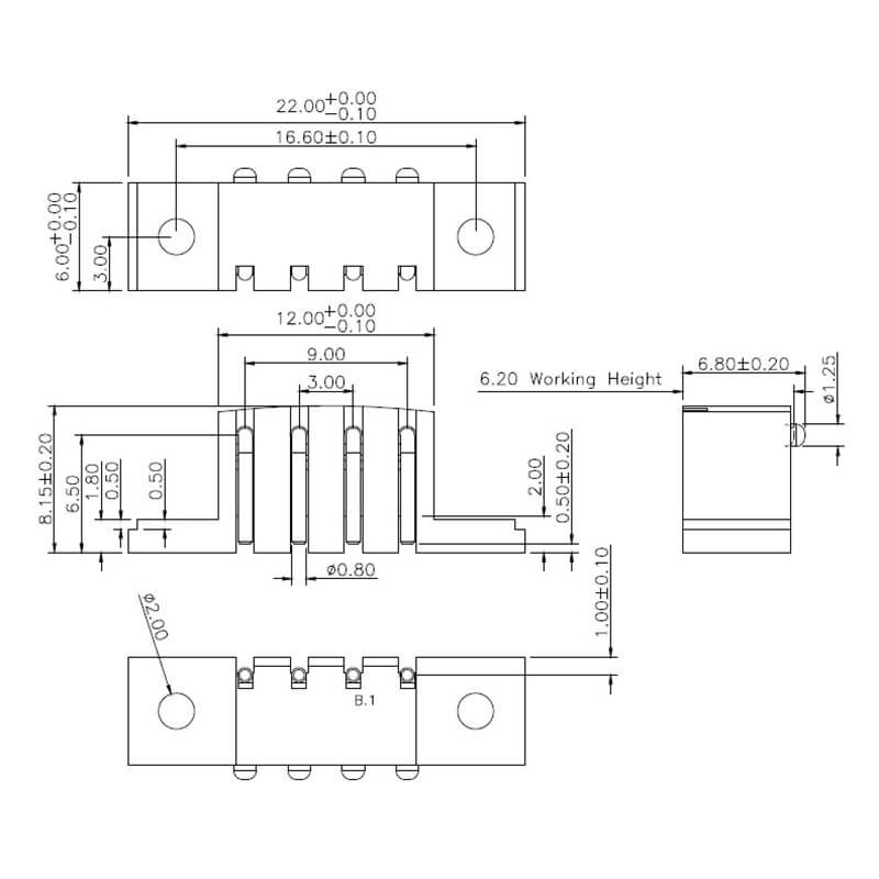 Bending Type Connector 2D/3D