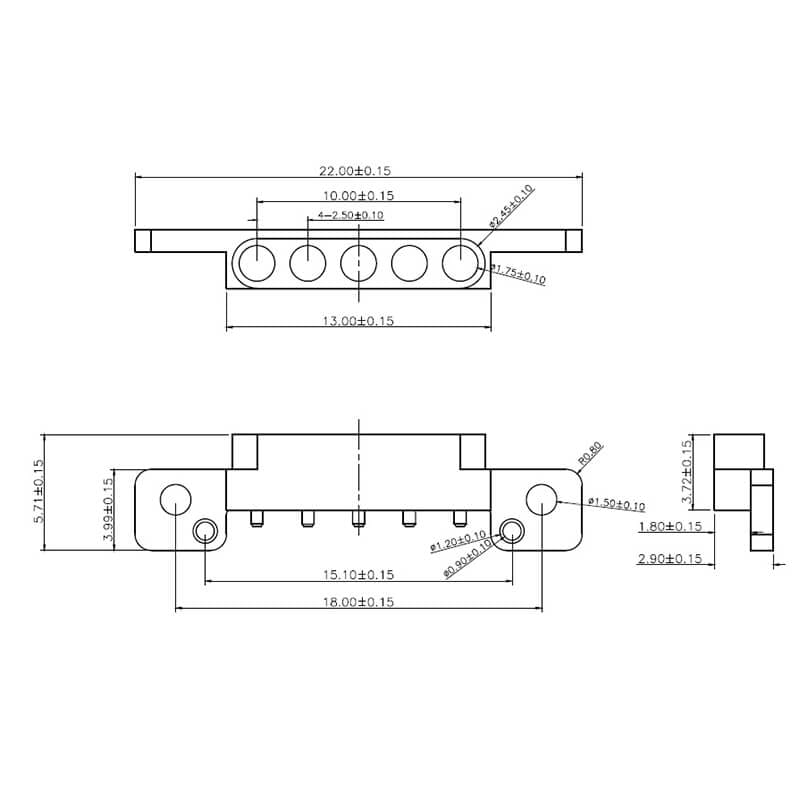 PCB Pins Connector 2D/3D - Promax Pogo Pin